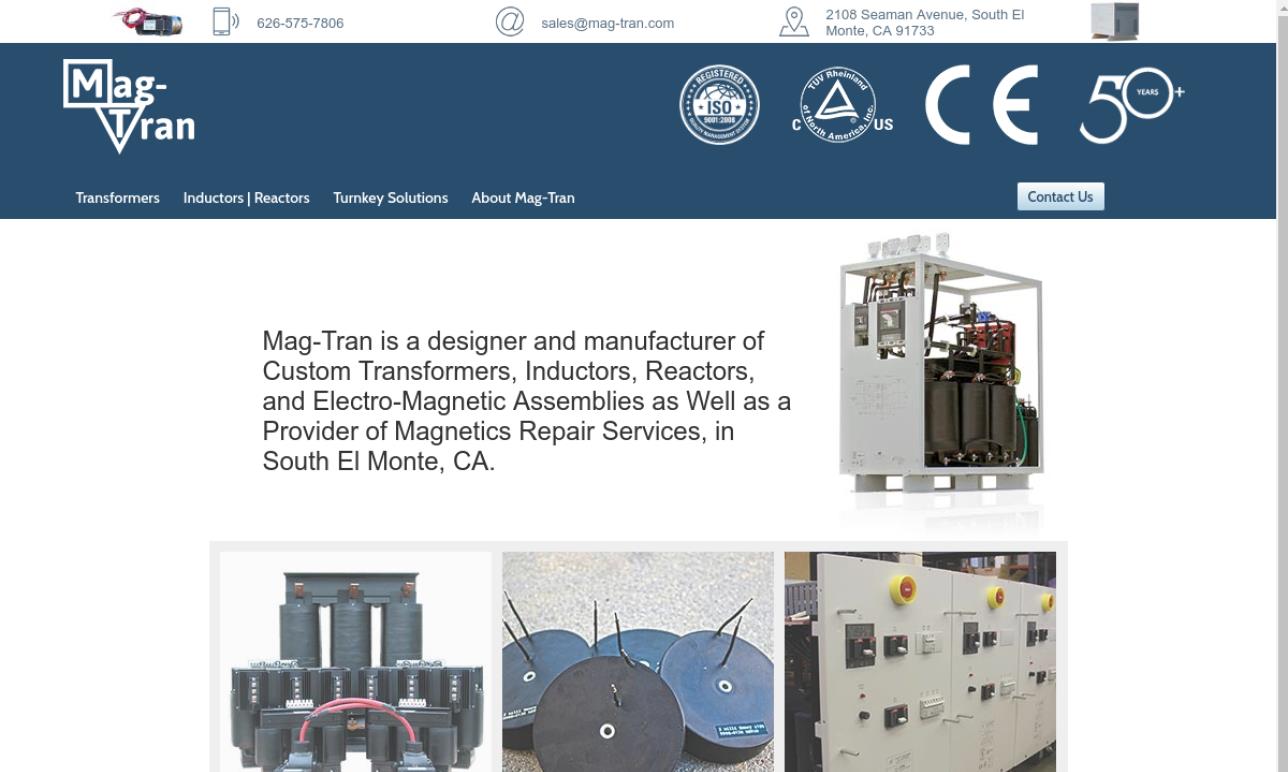 Mag-Tran Equipment Corporation | Electric Transformers