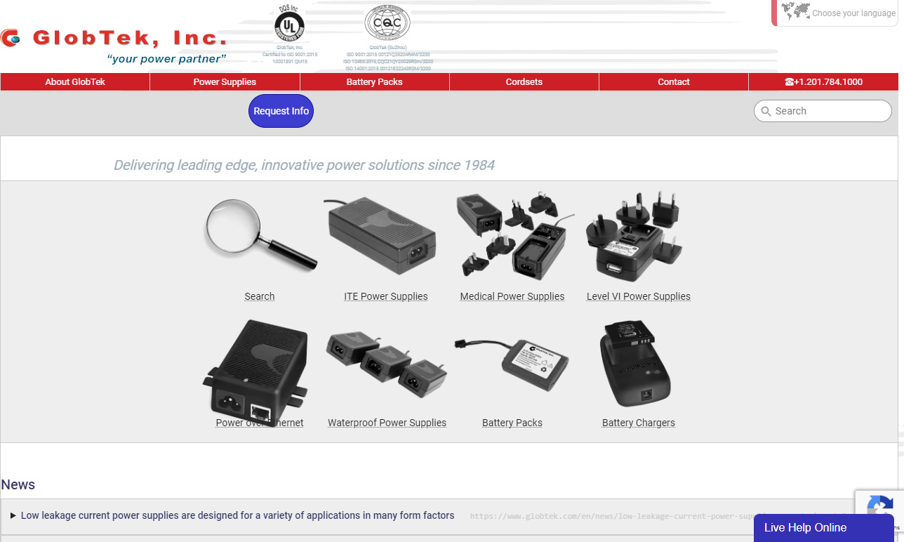GlobTek, Inc. | Electric Transformer